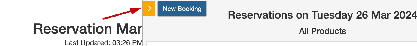 How to see reservations of a selected date in the enhanced reservation ...