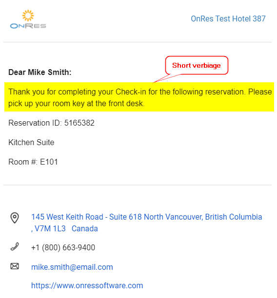 How to setup guest check-in? - OnRes