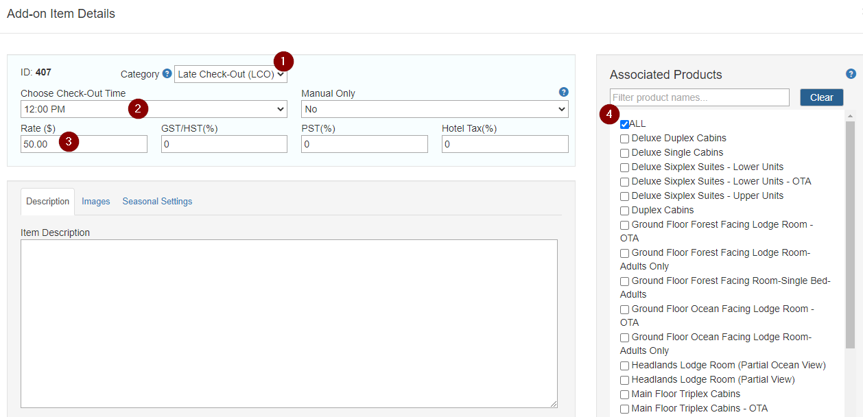 How to setup Early Check-In & Late Check-Out Times? - OnRes